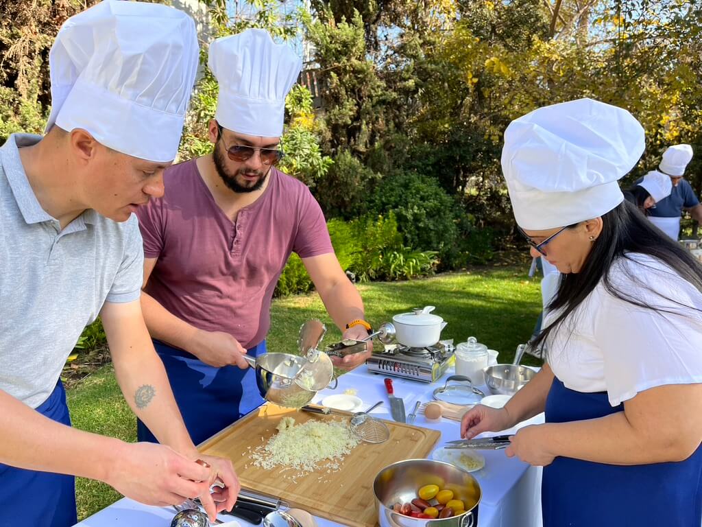 Team Building color y pasta, masterchef